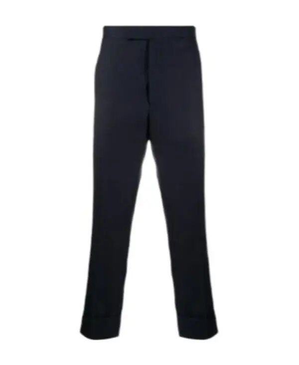 Thom Browne Super 120s Twill Tailored Trousers - Navy Blue