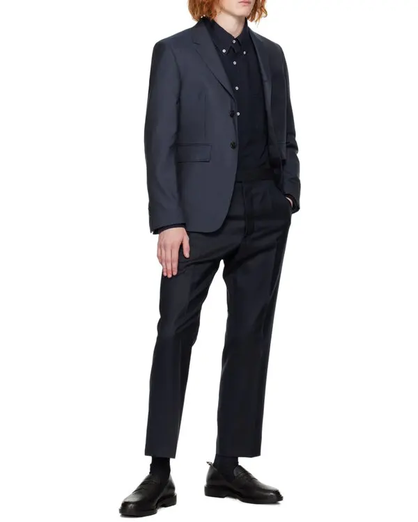 Thom Browne Super 120s Twill Tailored Trousers - Navy Blue