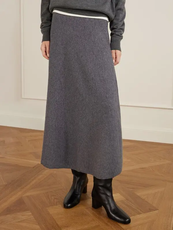 TOTEME Downtown Knee-high Shearling-trim Boots