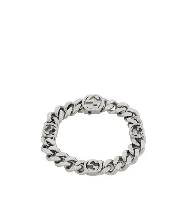 Gucci Interlocking G Bracelet - White
