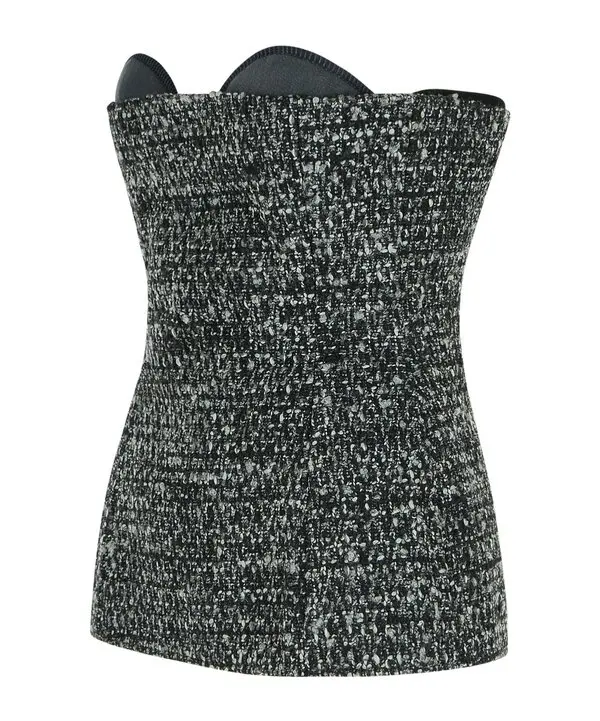 DIESEL® Tweed Sweetheart Bandeau Top