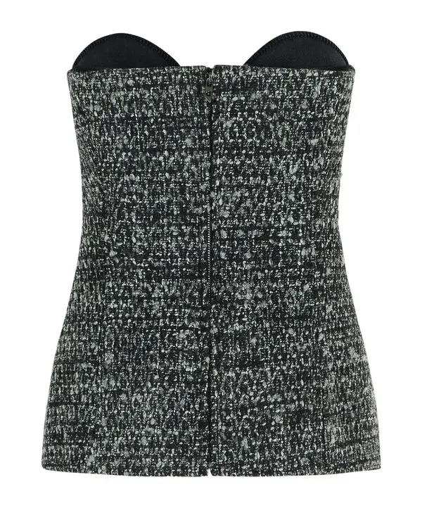 DIESEL® Tweed Sweetheart Bandeau Top
