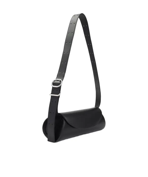 JIL SANDER Curved Flap Shoulder Bag