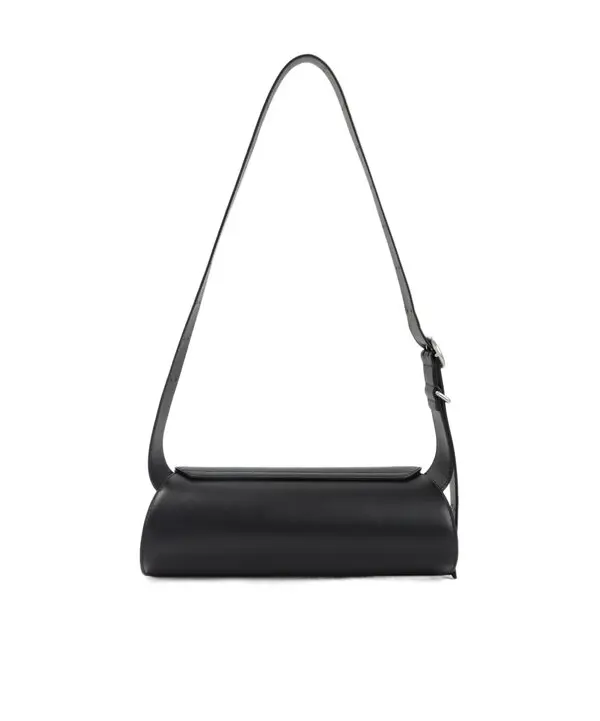 JIL SANDER Curved Flap Shoulder Bag