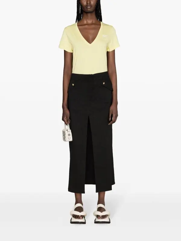 Pinko Midi Skirt With Slit Detail