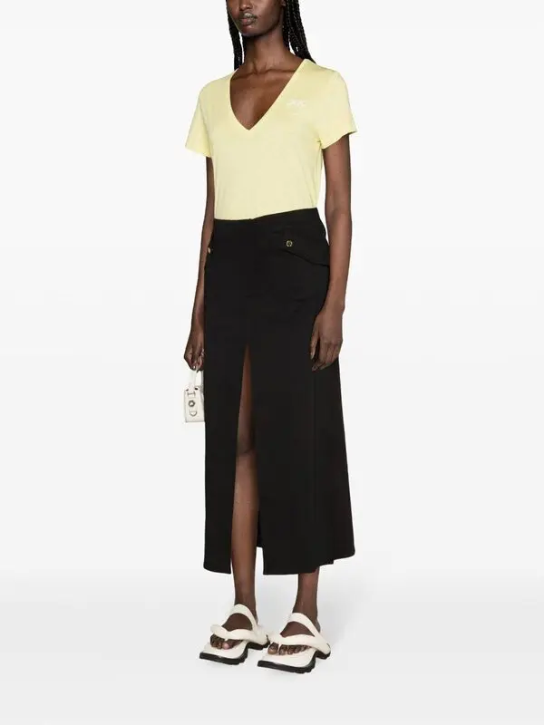 Pinko Midi Skirt With Slit Detail