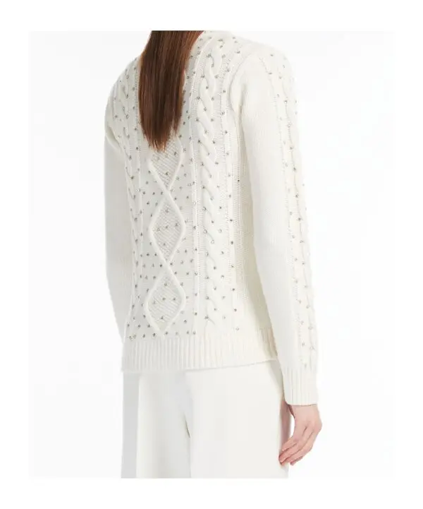 Max Mara Embellished Crewneck Jumper