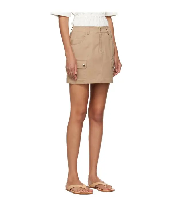 Staud Belt-loop Skirt