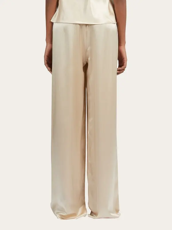 FERRAGAMO Wide Leg Trousers - Nude