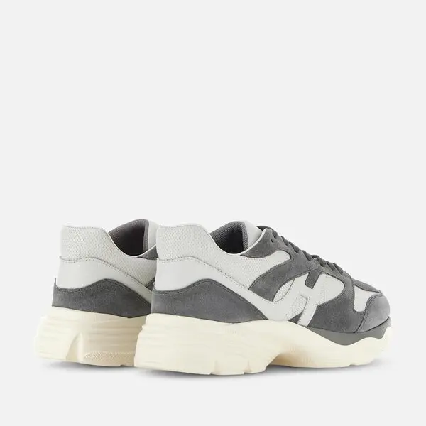 Hogan H Logo Patch Panelled Sneakers