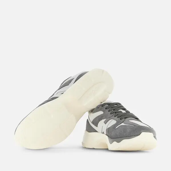 Hogan H Logo Patch Panelled Sneakers