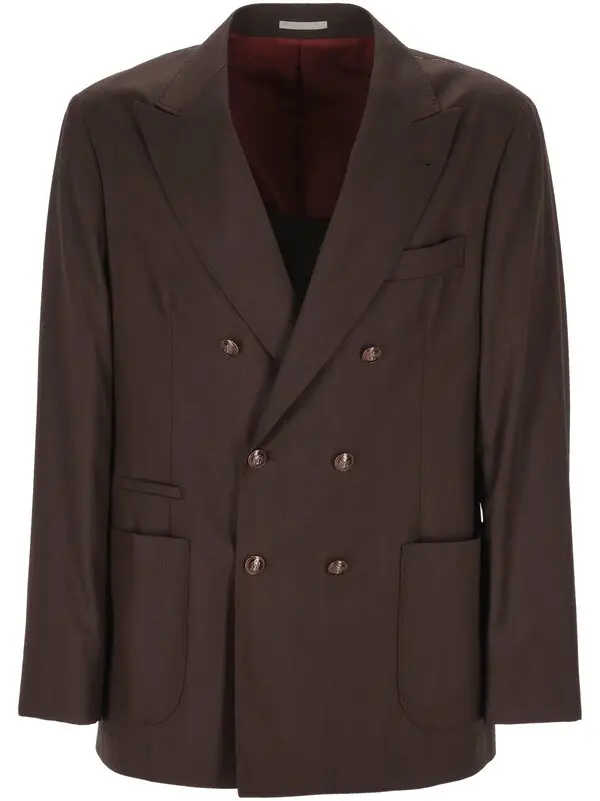 Brunello Cucinelli Virgin-wool Blazer - Black