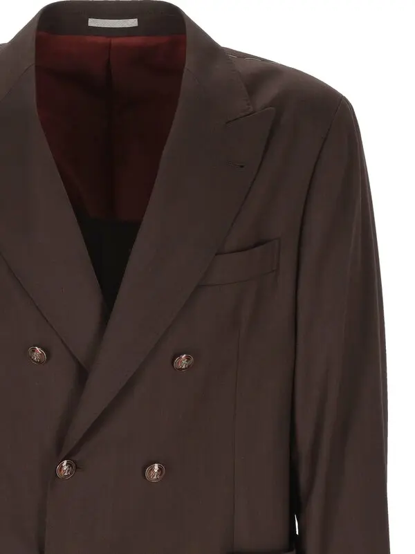 Brunello Cucinelli Virgin-wool Blazer - Black