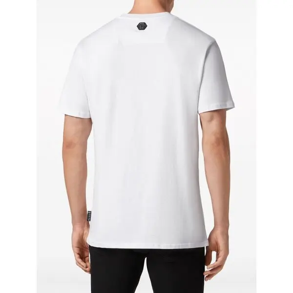 Philipp Plein Logo Embellished Crewneck T-shirt