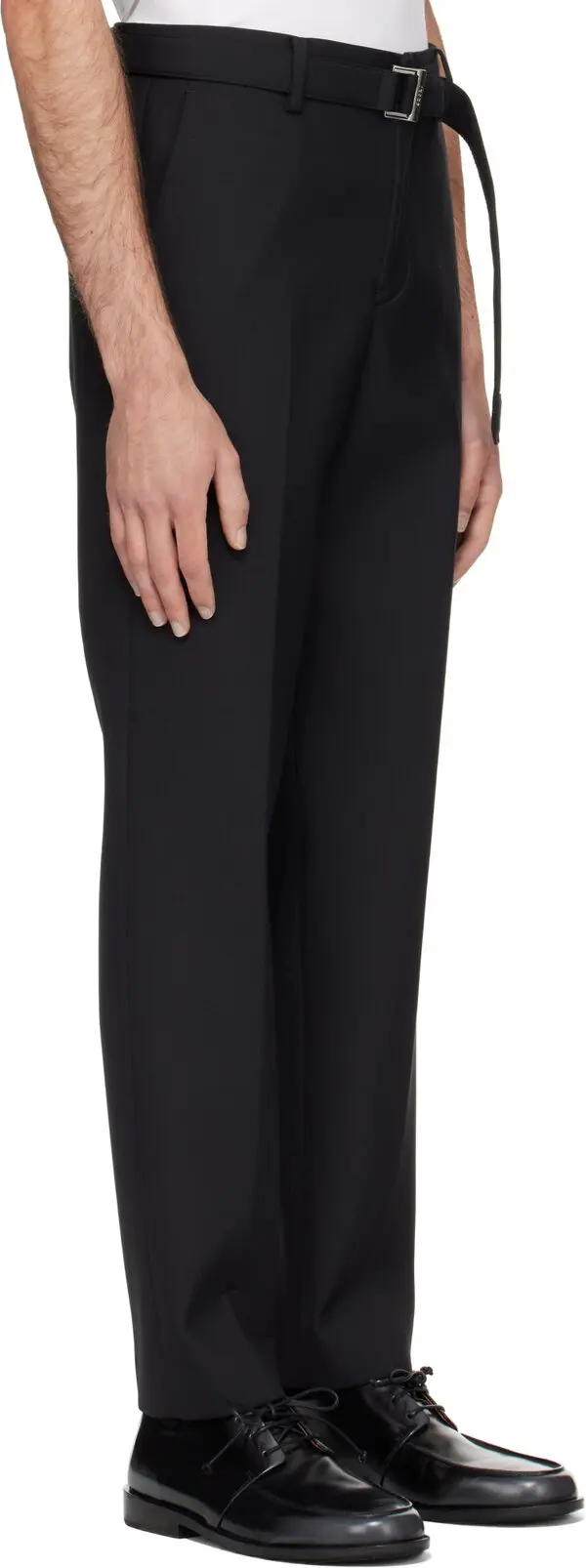 Sacai Belted Pleated Trousers