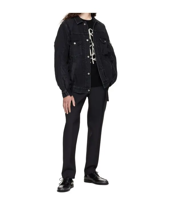 Sacai Belted Pleated Trousers