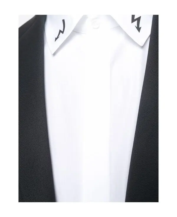 Neil Barrett Printed Lapel Shirt