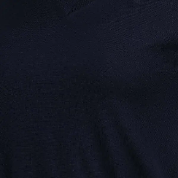 Prada V-neck Fine Knit Short Sleeve Sweater