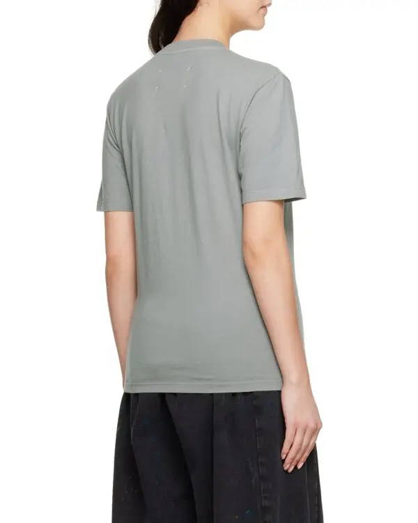 MAISON MARGIELA Short-sleeved Crewneck T-shirt - Gray