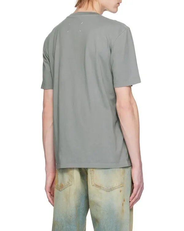 MAISON MARGIELA Short-sleeved Crewneck T-shirt - Gray