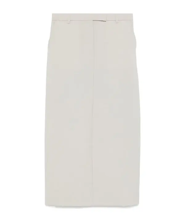 Officine Générale Tailored Straight Leg Trousers - Light Grey