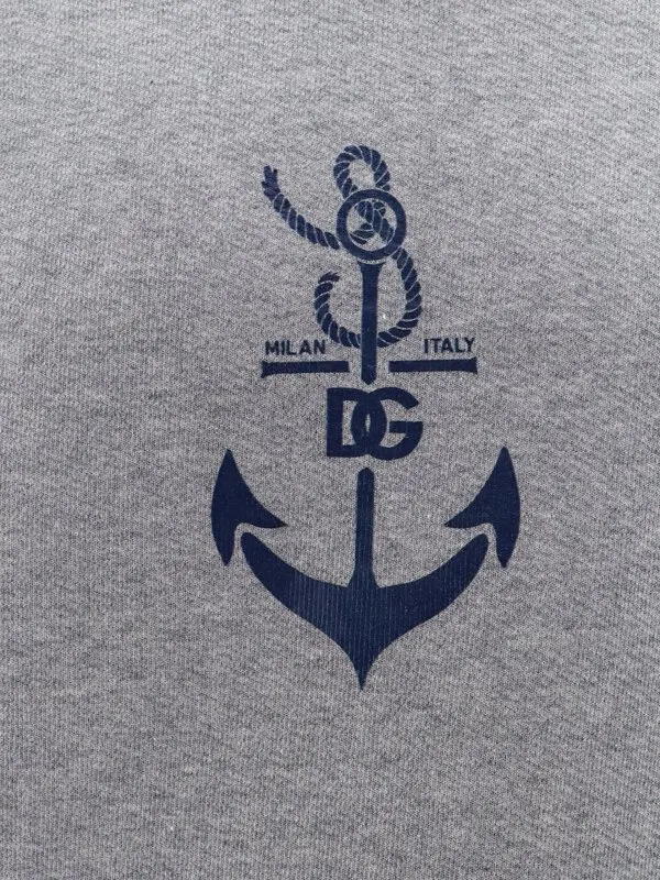 Dolce & Gabbana Marina Printed Hoodie - Gray