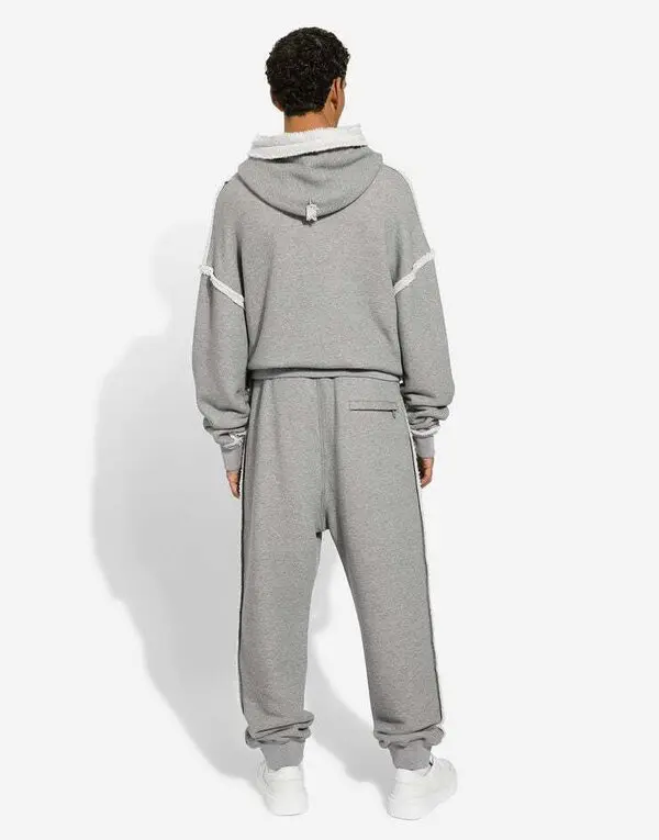 Dolce & Gabbana Marina Printed Hoodie - Gray