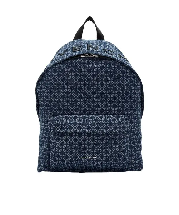 Givenchy Essential U Monogram 72 Denim Backpack - Black