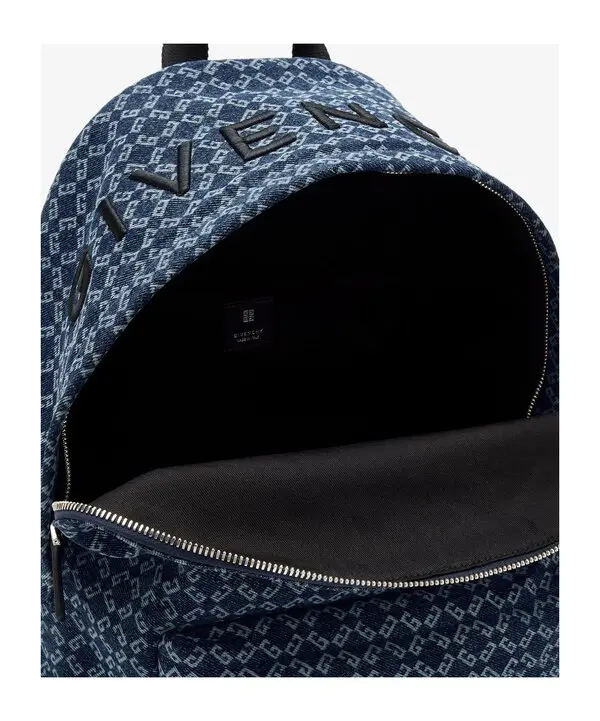Givenchy U Monogram Denim Backpack - Black