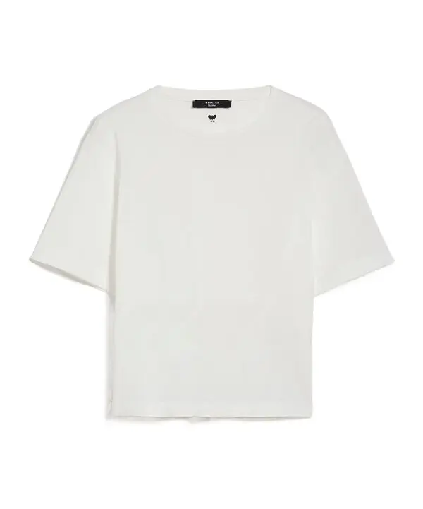Max Mara Logo Details T-shirt - White