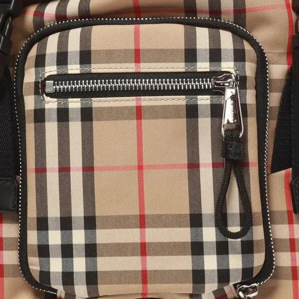 Burberry Checkered Logo Backpack