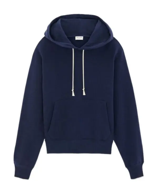 Saint Laurent Cassandre Drawstring Hoodie