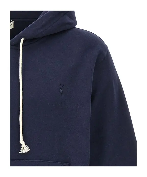 Saint Laurent Cassandre Drawstring Hoodie