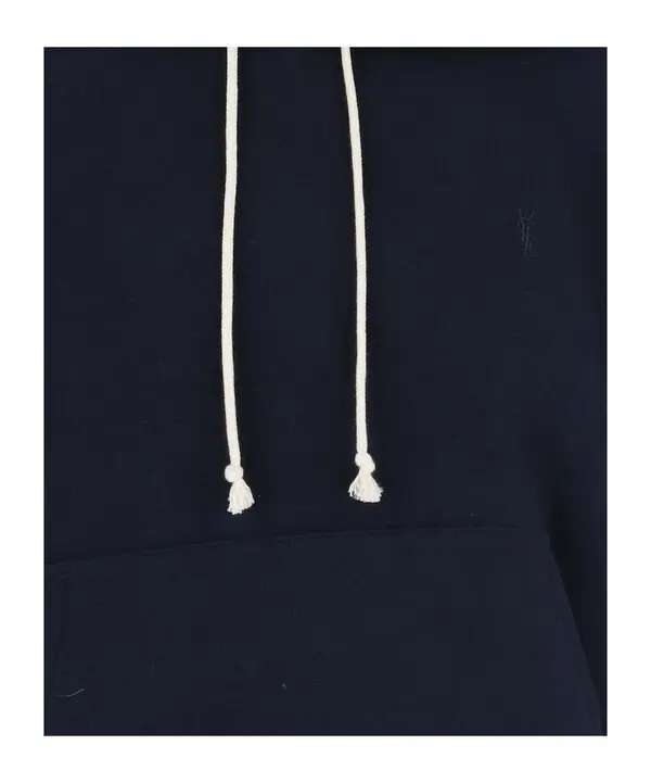 Saint Laurent Cassandre Drawstring Hoodie - No