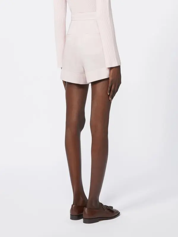 Max Mara High Waisted Turn-up Hem Shorts