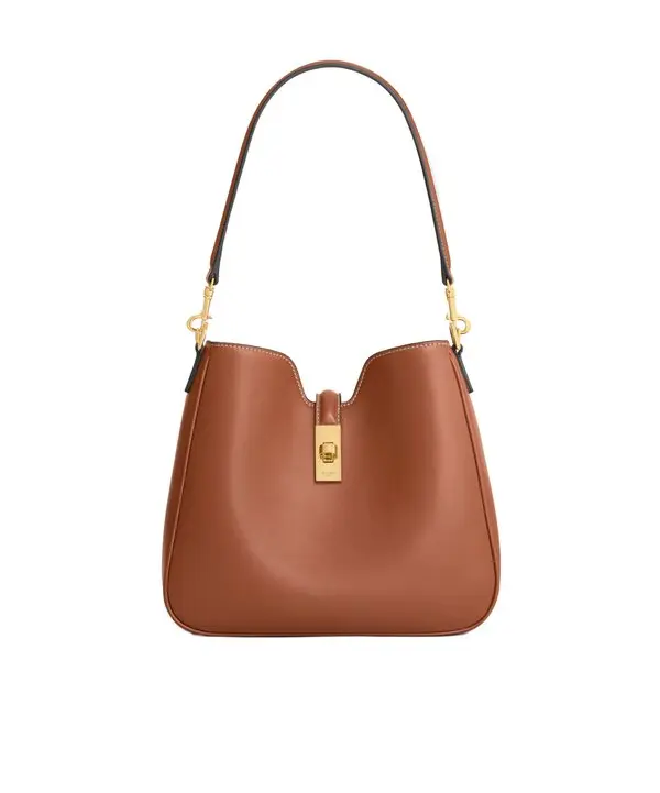 Celine Small Camille 16 Soft Bag In Smooth Calfskin - Tan