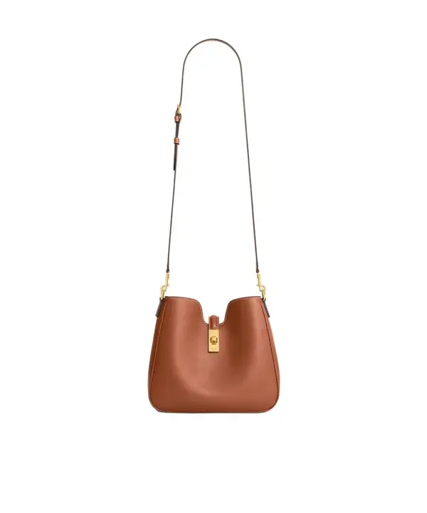 Celine Small Camille 16 Soft Bag In Smooth Calfskin - Tan
