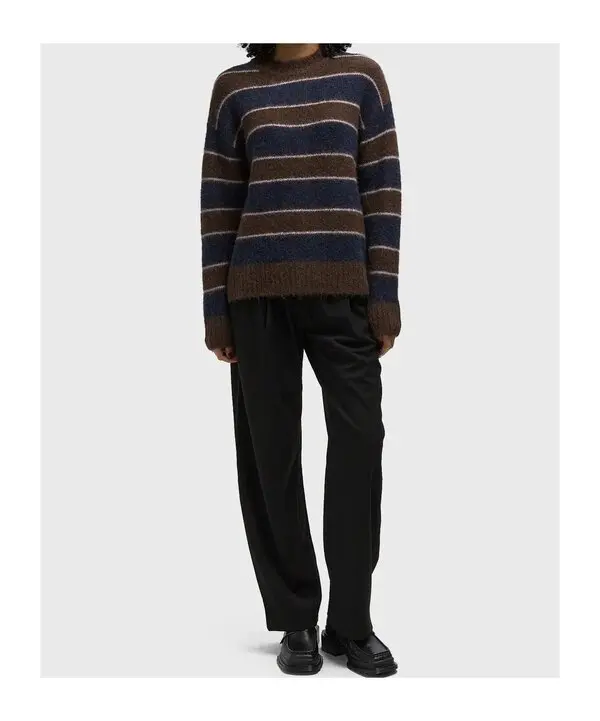 SAMSOE SAMSOE Samsøe Samsøe Striped Knitwear - Black