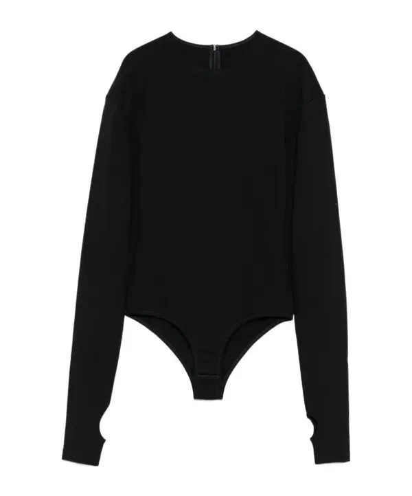 MAISON MARGIELA Long-sleeve Bodysuit - Black