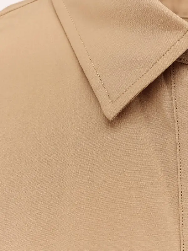 Max Mara Agoraio Belted Midi Dress - Caramel Color
