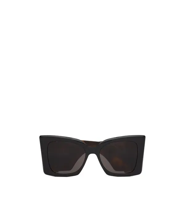 Saint Laurent Square Frame Sunglasses - Black
