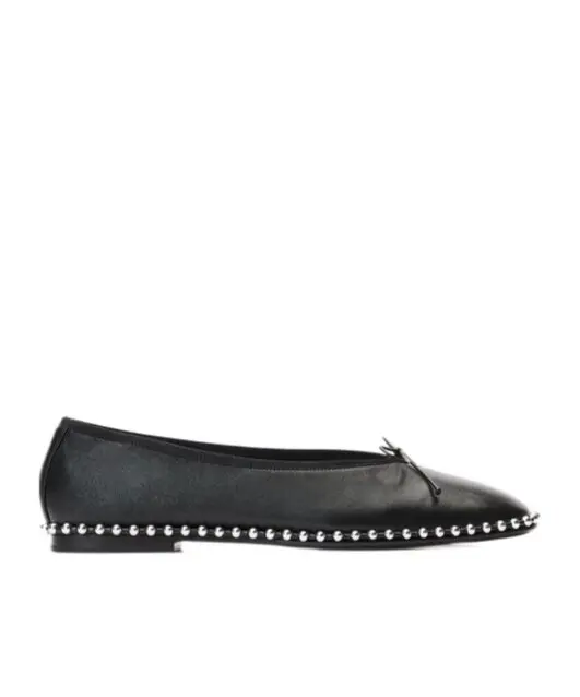 Alexander Wang Lina Ballchain Flats - Black