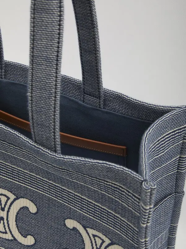 Celine Cabas Thais Tote Bag - Blue/beige
