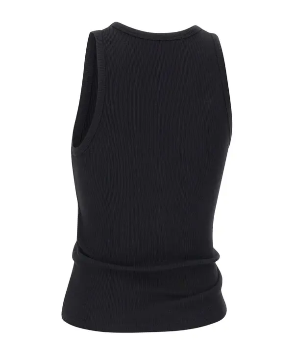 Rabanne Asymmetrical Pierced Tank Top
