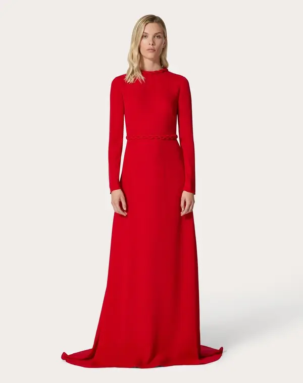 Valentino Garavani Belted Train Gown
