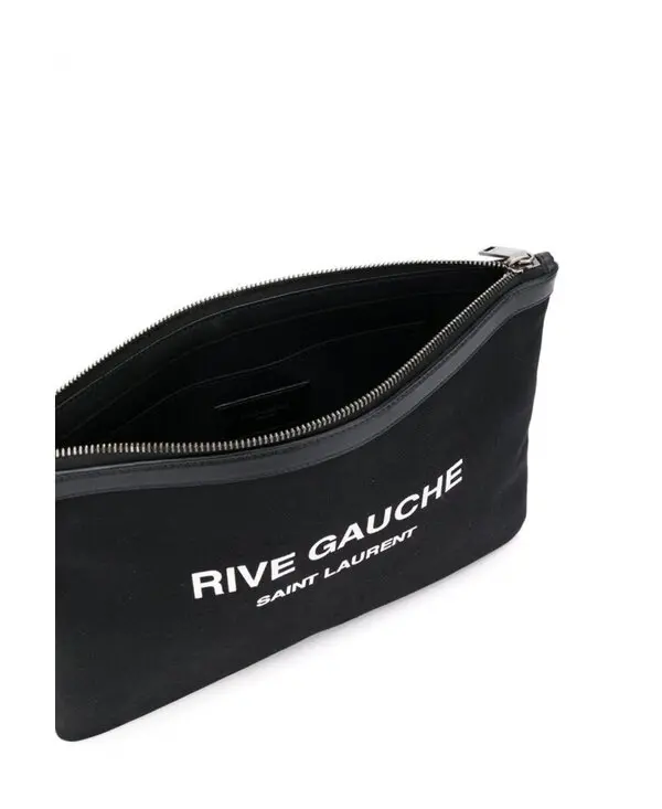 Saint Laurent Rive Gauche Pouch - Black