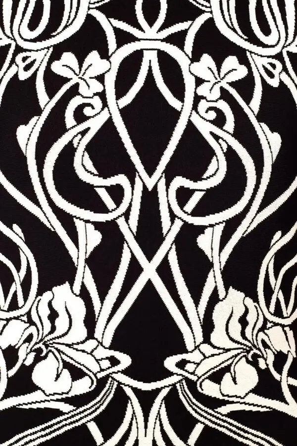 Alexander McQueen Embroidered Sleeveless Round Neck Dress