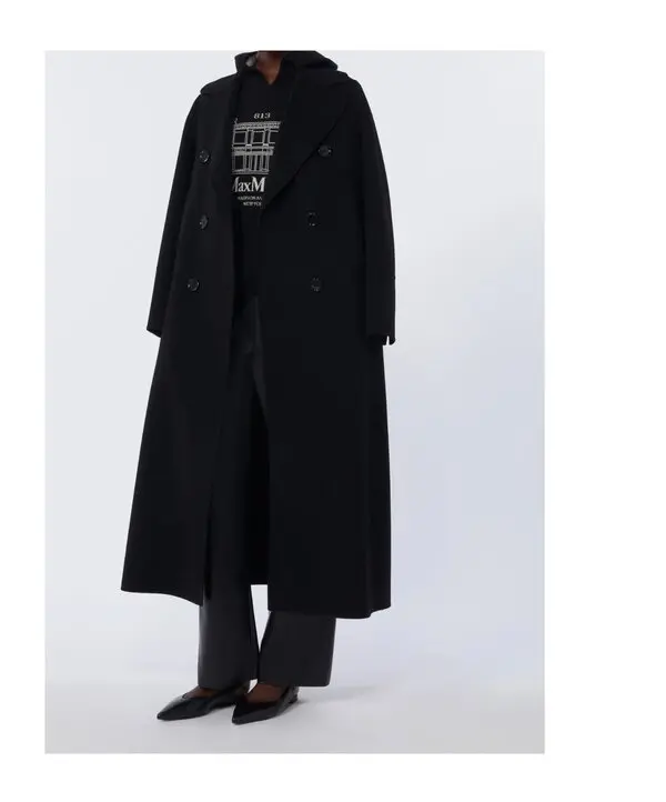 Max Mara Button Virgin Wool Coat
