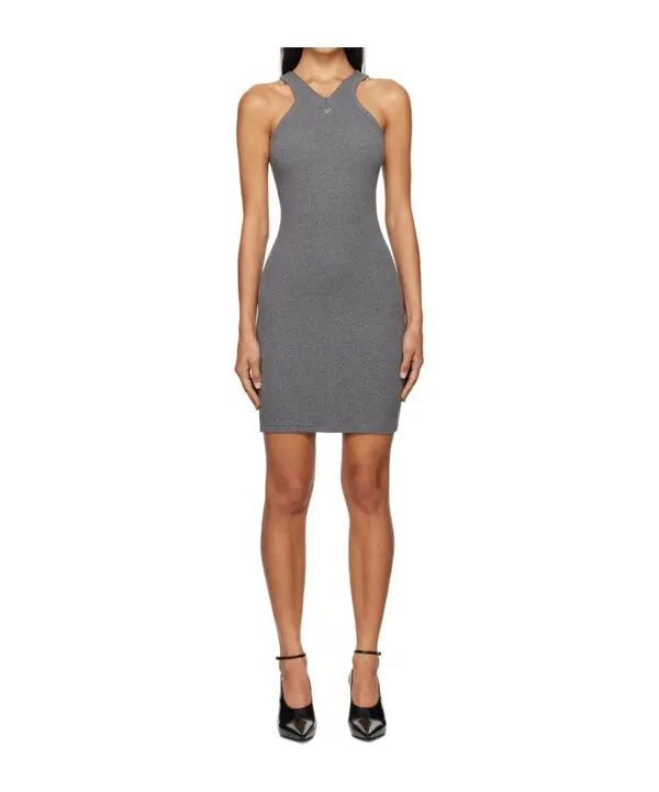 COURREGES Criss-cross Mini Dress