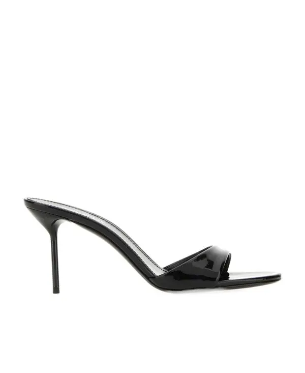 Paris Texas Lidia Stiletto Heel Mules - Black
